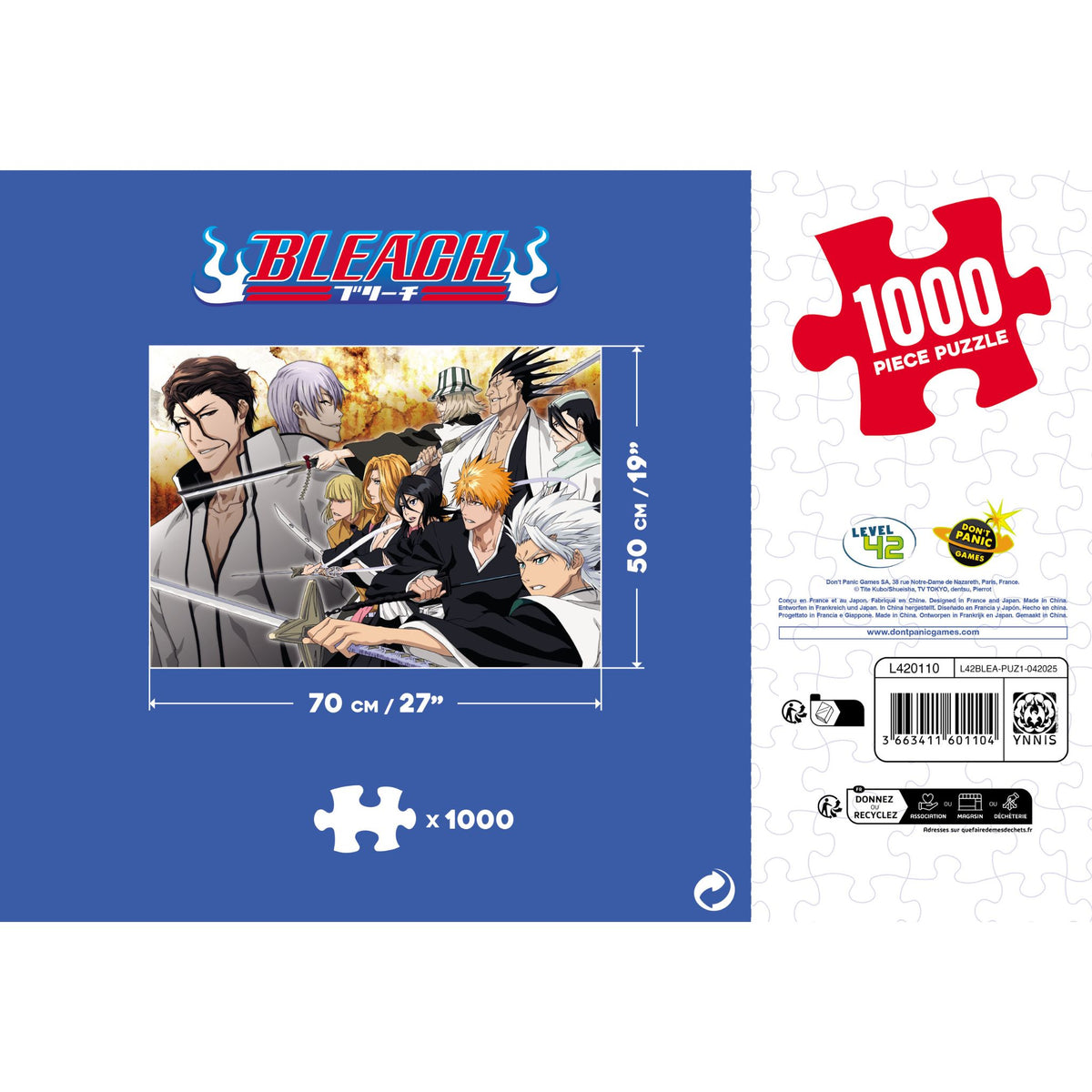 Puzzle Bleach | 1000 pièces | Jeu de Patience et de Réflexion – Ynnis ...