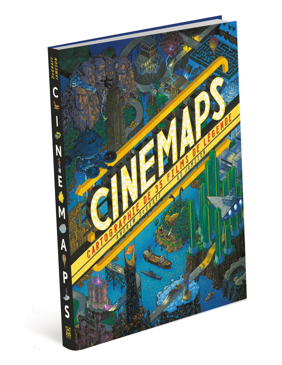 Cinemaps, cartographie de 35 films de légende – Ynnis Editions - Animeland